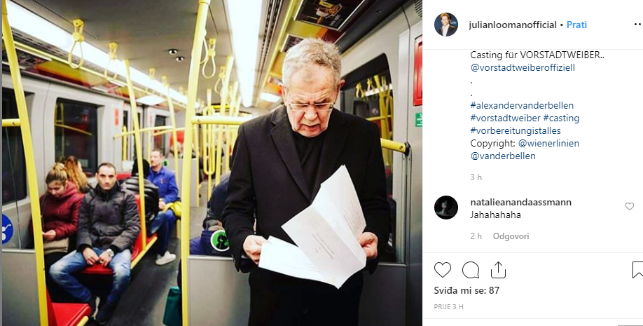Pogledajte kako predsjednik Austrije putuje na posao , a pogledajte ... Pogledajte kako predsjednik Austrije putuje na posao , a pogledajte ...